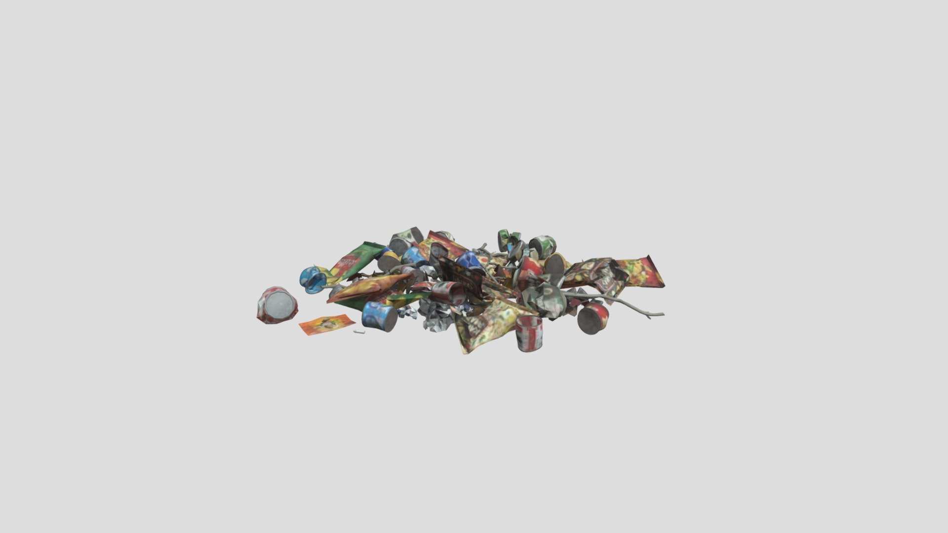 TRASH - Download Free 3D model by vislaw [3914e49] - Sketchfab