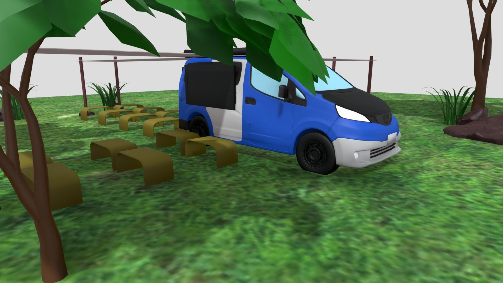 van - 3D model by abhitupe1803 [3914f17] - Sketchfab