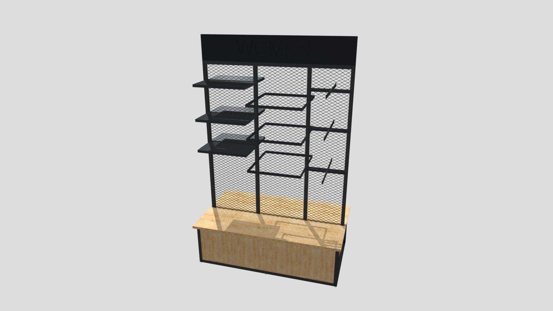 SHOP STAND 2 - 3D model by gurkan61 [3916d47] - Sketchfab