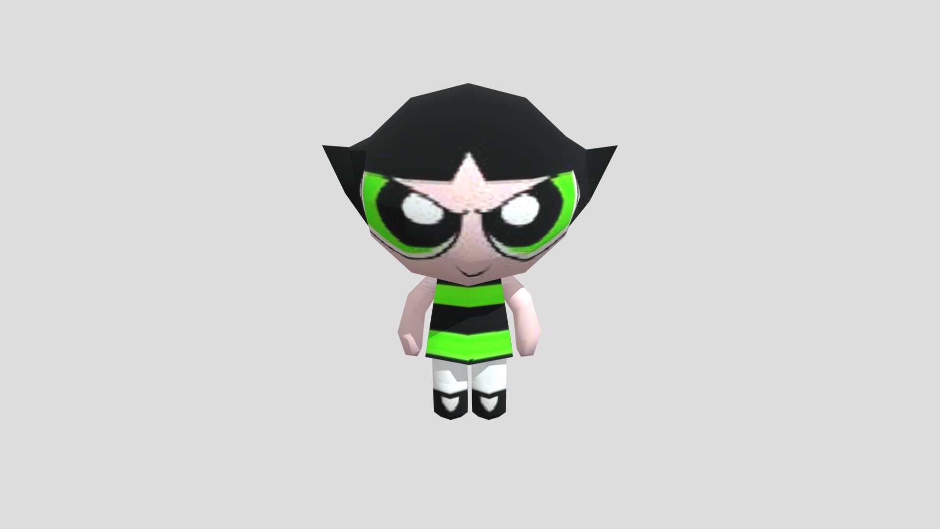 PC Computer - Powerpuff Girls Showdown in the Sk - Download Free 3D ...