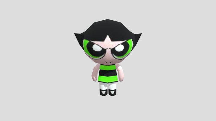 Buttercup-powerpuff-girls 3D models - Sketchfab