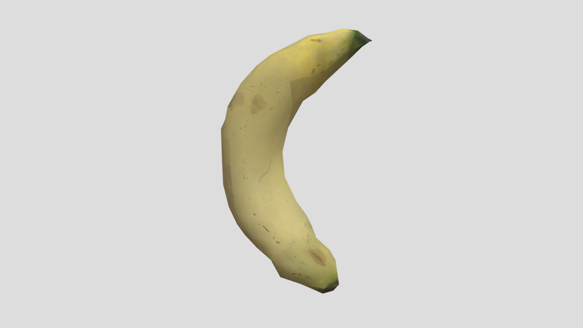 Low-Poly Banana Model - 3D model by 花城花道 (@hanasiro.hanamiti) [39189ab ...