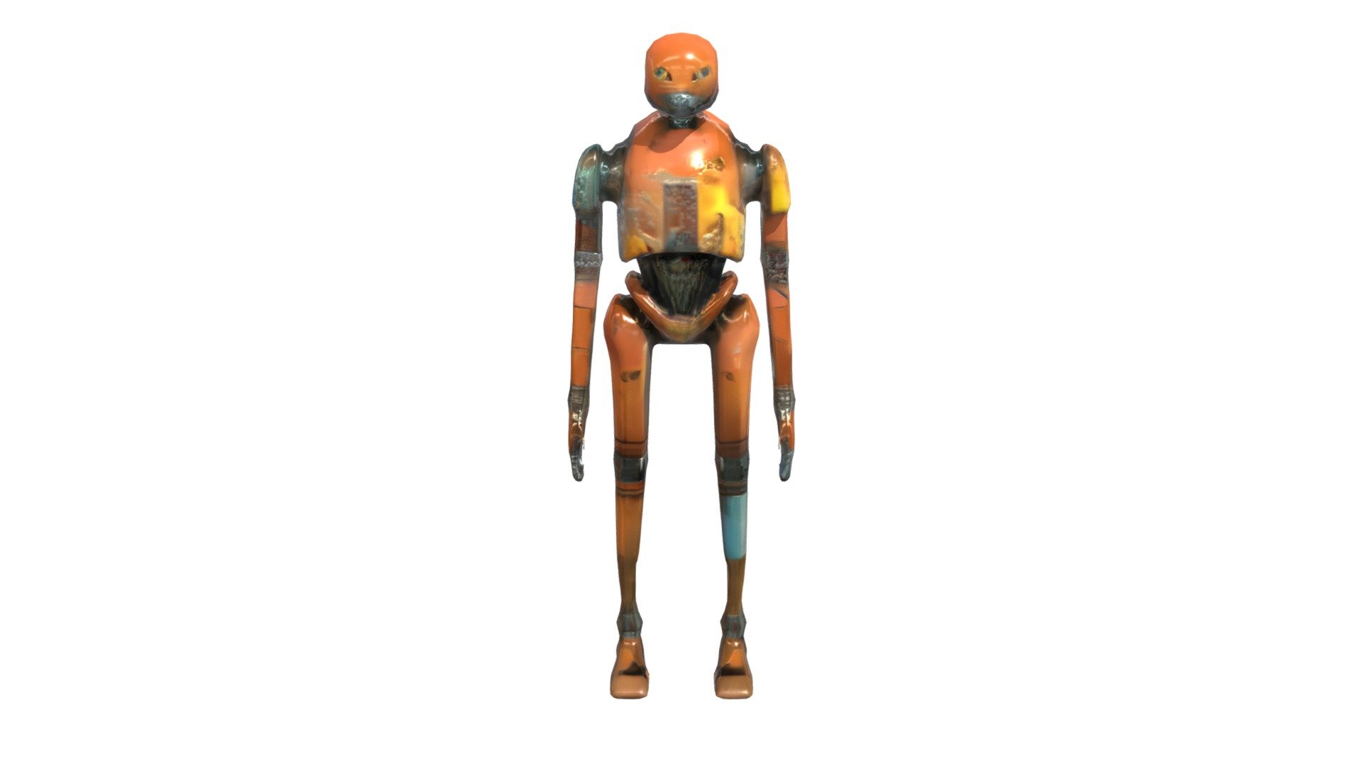 Humanoid robot - 3D model by nobody7373 (@nubudy93939) [3918b24 ...