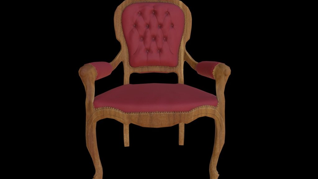 Vintage Chair - 3D model by jsaarelainen [3918d21] - Sketchfab