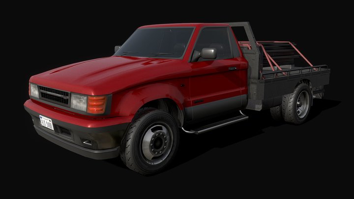 Flatbed 3D models - Sketchfab