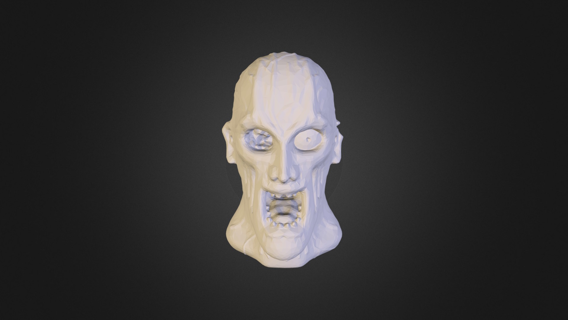Zombie Head - 3D model by 3dindustries [391b7a9] - Sketchfab