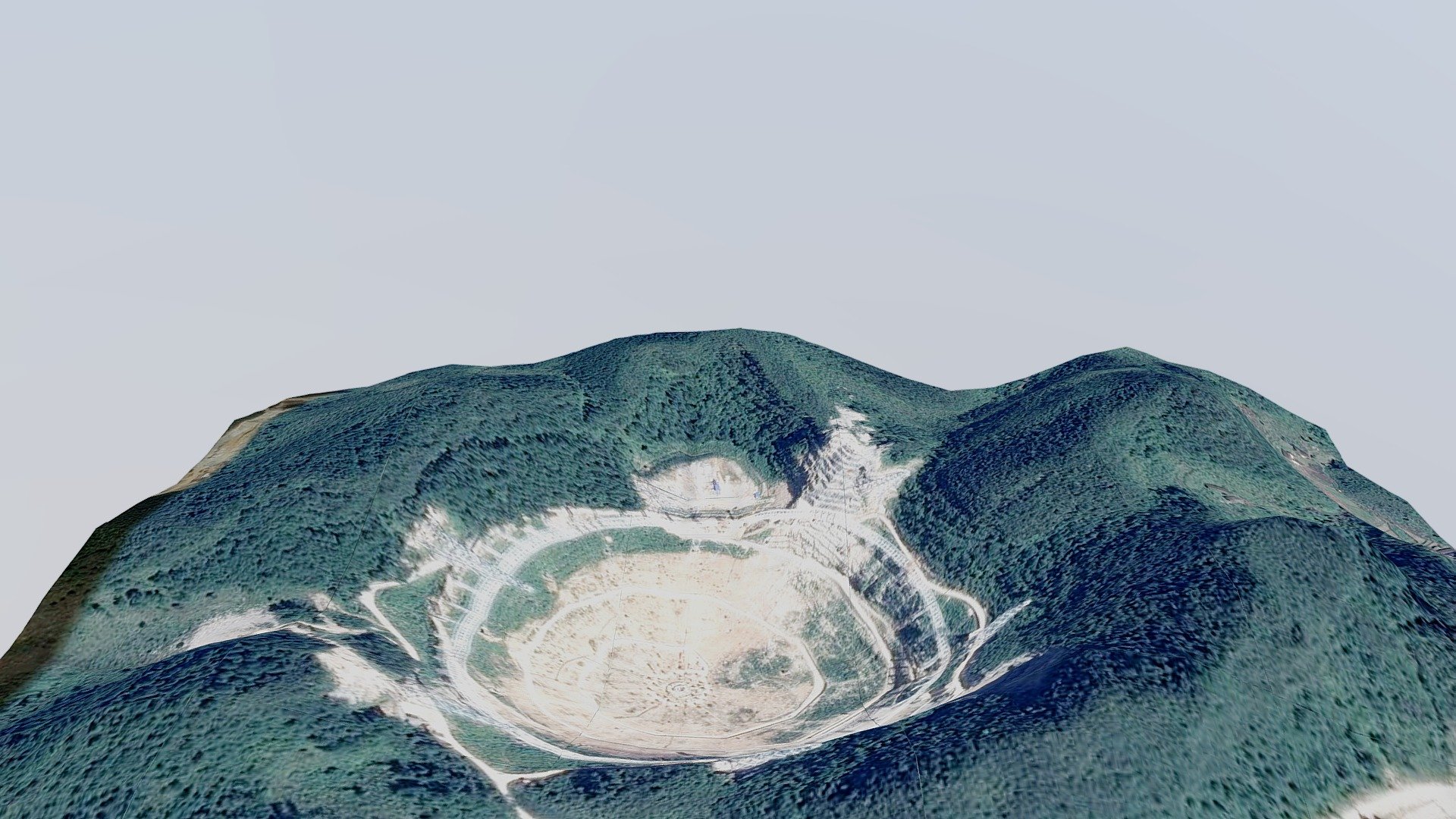 Telescope map,terrain,sky eye,landscape - 3D model by SENSIET (@asensio ...