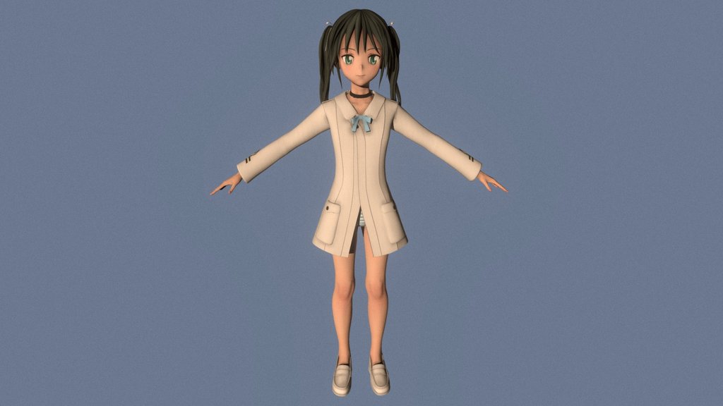 Rigged Models A 3d Model Collection By 3d Anime Girls Collection 3d