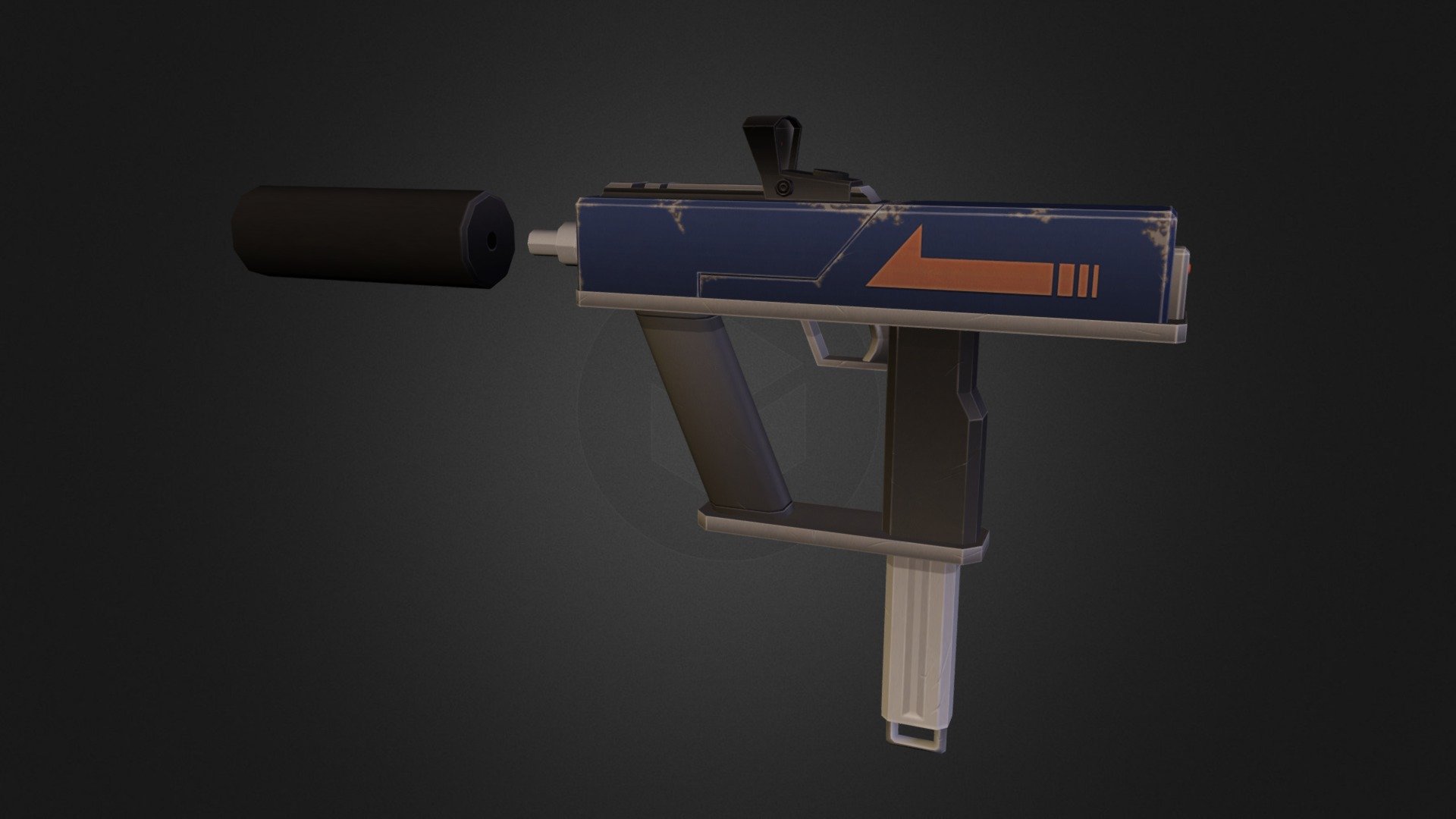 SMG - 3D model by Roman Matuszczak (@romanmatuszczak) [391ff9d] - Sketchfab
