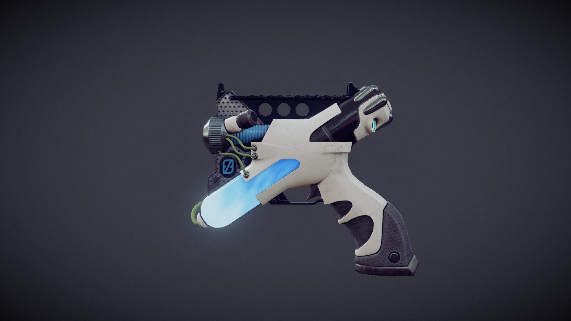 Vertigo 2: Ionizer Handgun - 3D model by zulubo [3922067] - Sketchfab
