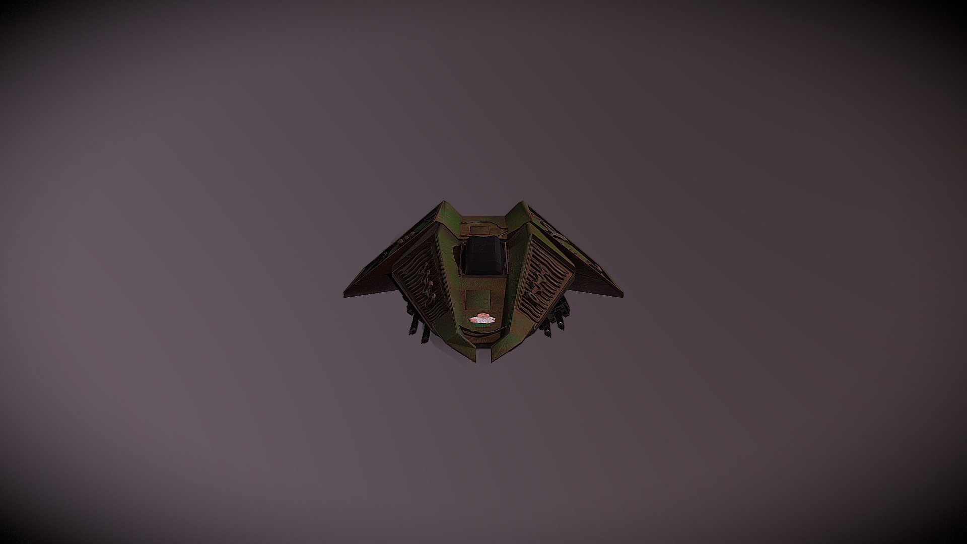 green spaceship - Download Free 3D model by George Fennelly ...