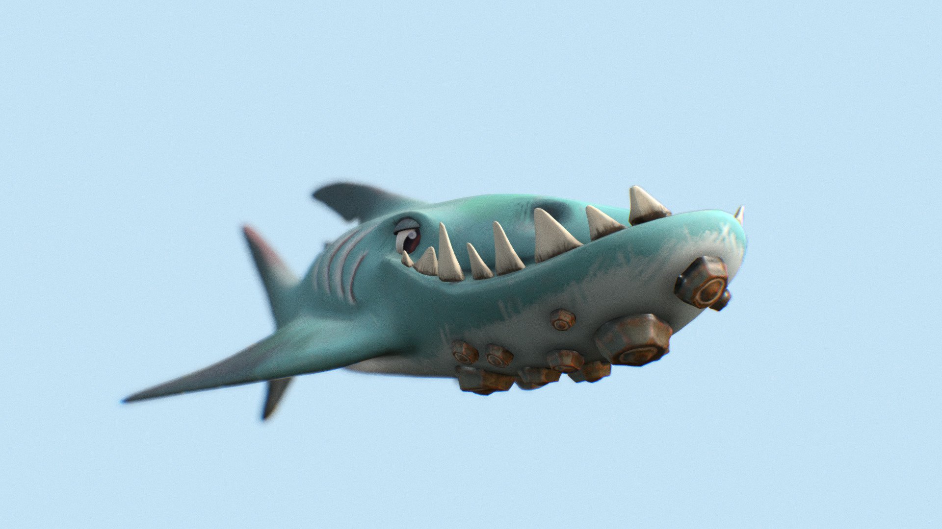 Stylized Shark - 3D model by jaro3designs [3922b9b] - Sketchfab