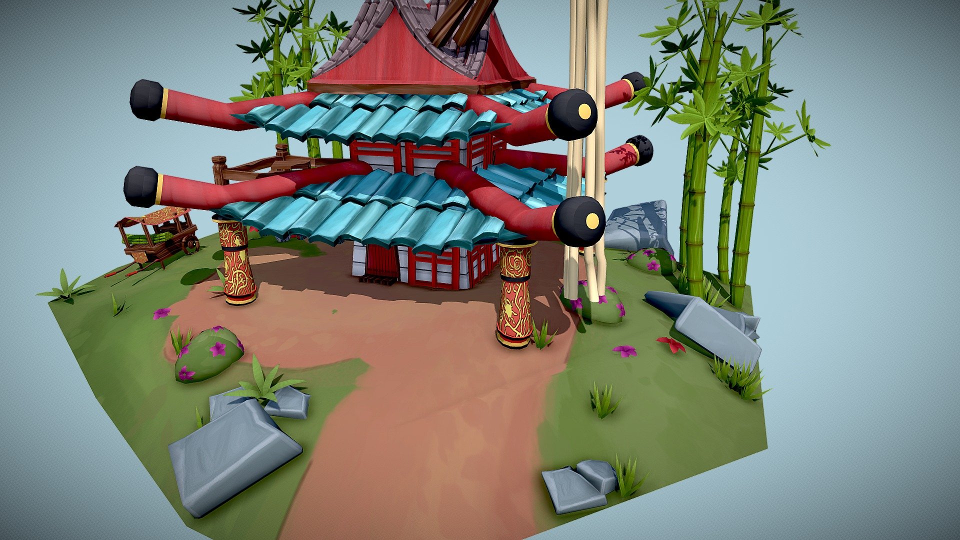 Chinese Noodle Shop - Download Free 3D model by Maximiliaan Hendrikx ...