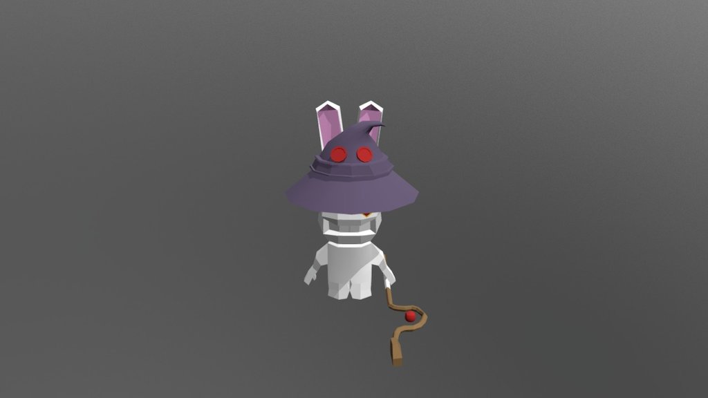 Megumin Rabbid (Base Mesh) - Download Free 3D model by Alex ...