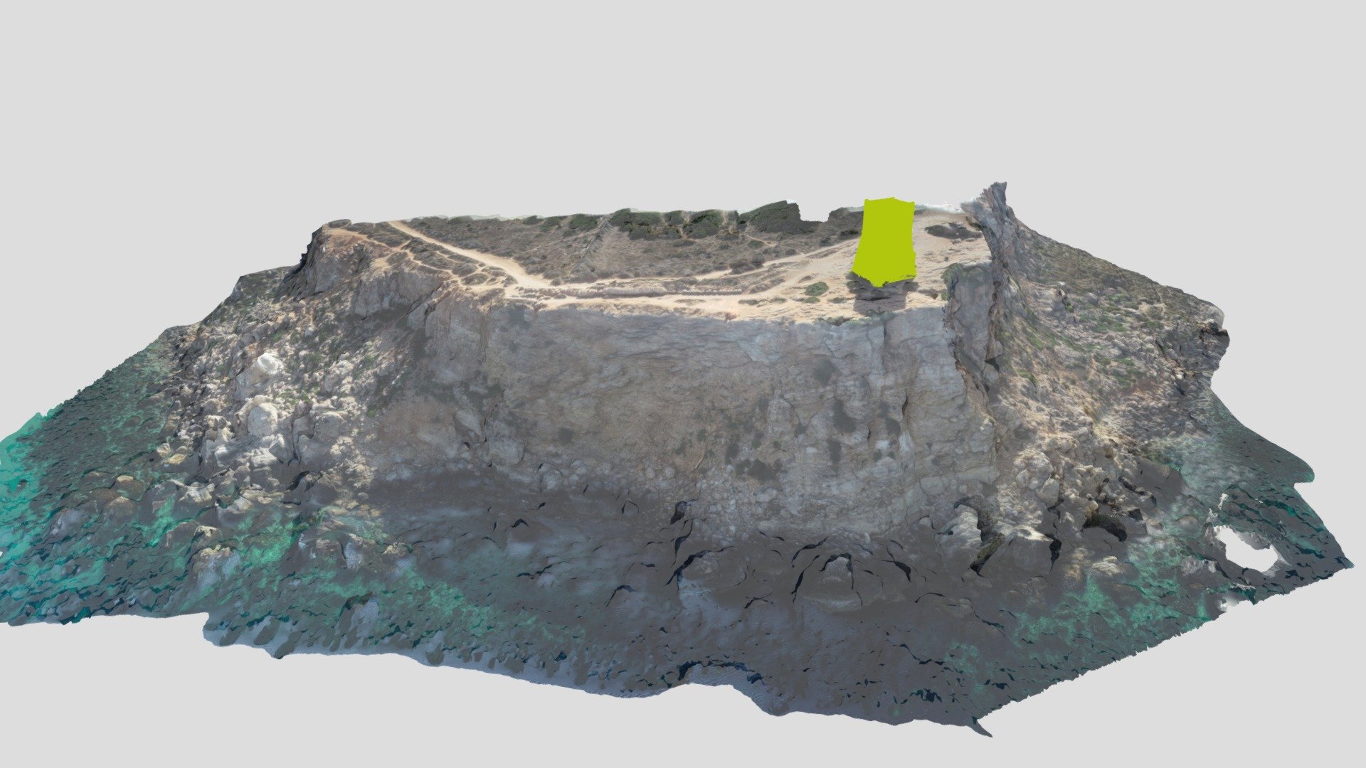 Ghajn_tuffieha_cliff_tower_and_3d_gpr - 3D model by RPU-PWD-MPWP ...