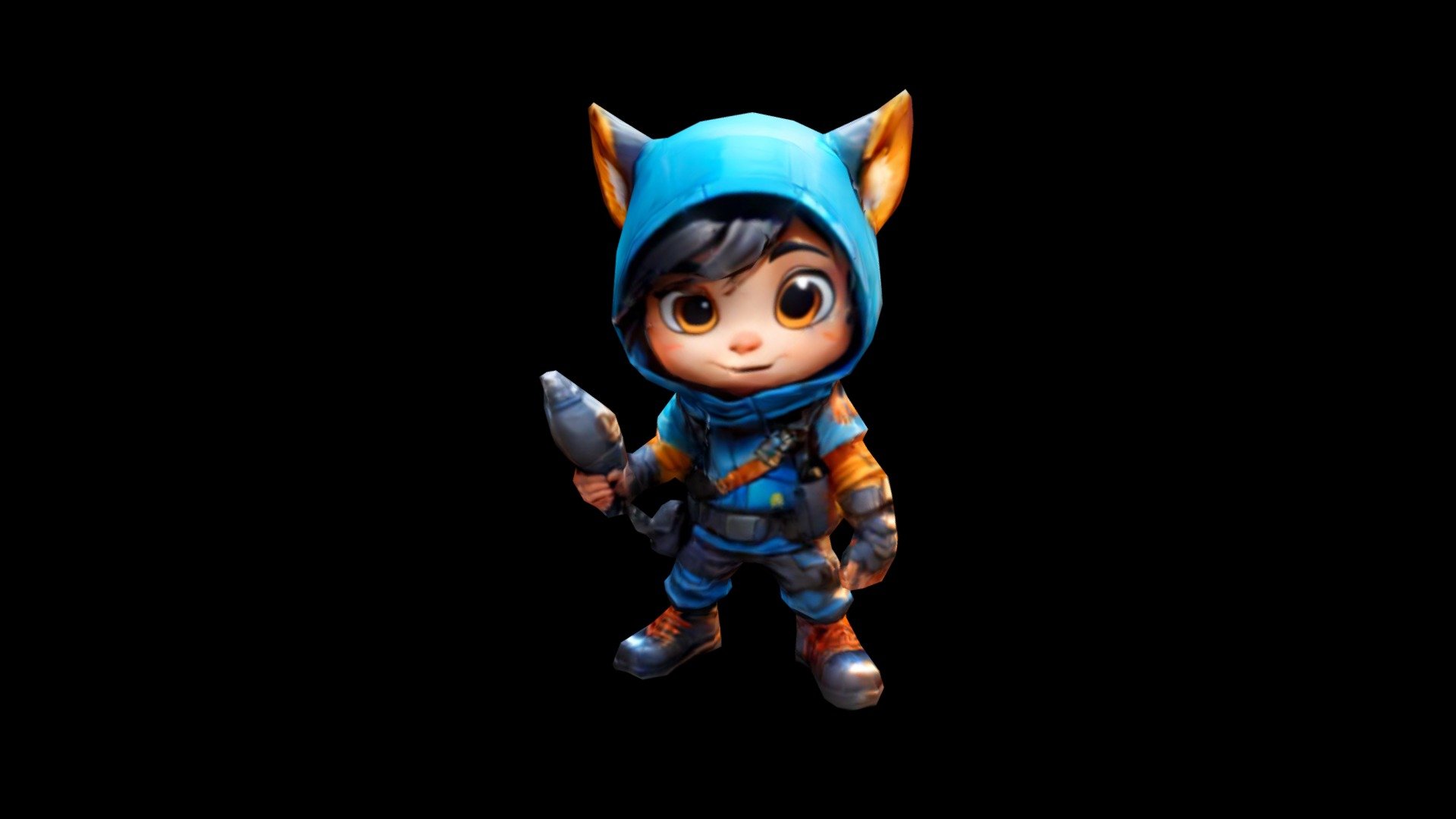 Rayman Legends Rayman character standing beside - Download Free 3D ...