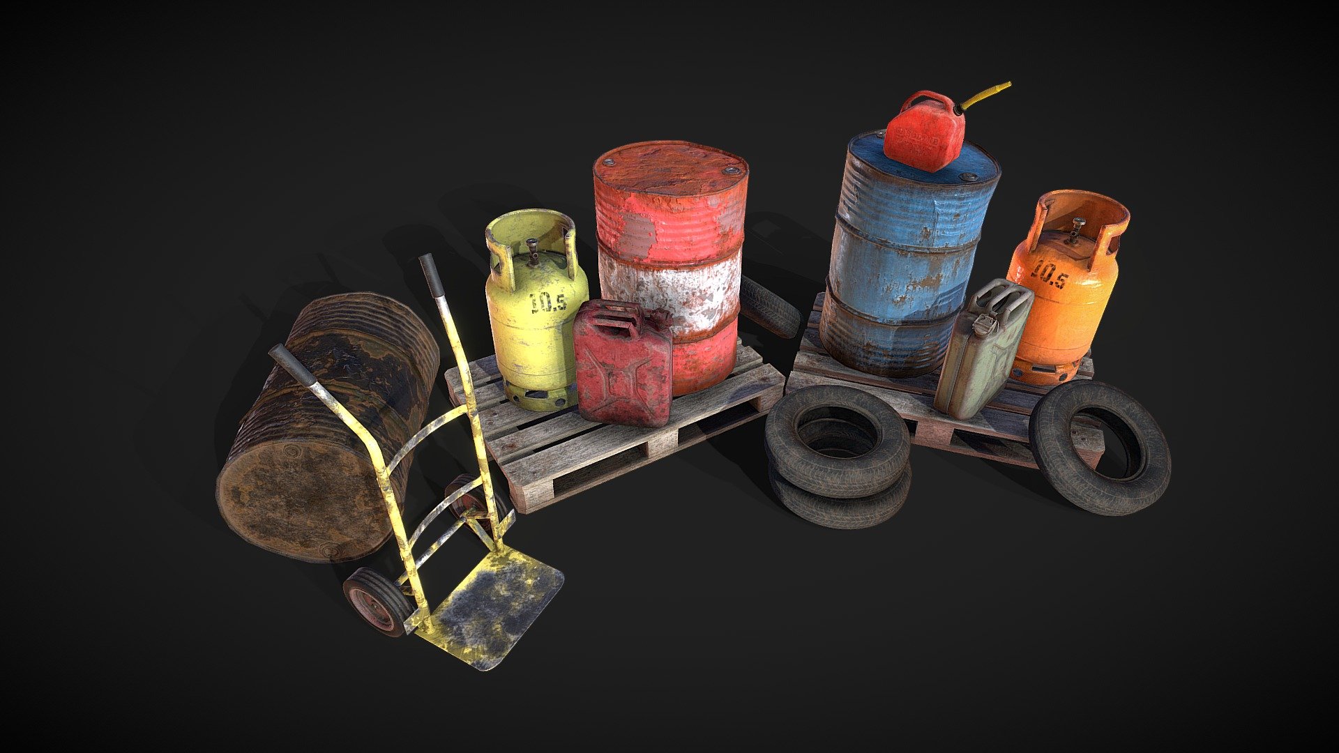Game props - 3D model by branimir2412 [39238eb] - Sketchfab