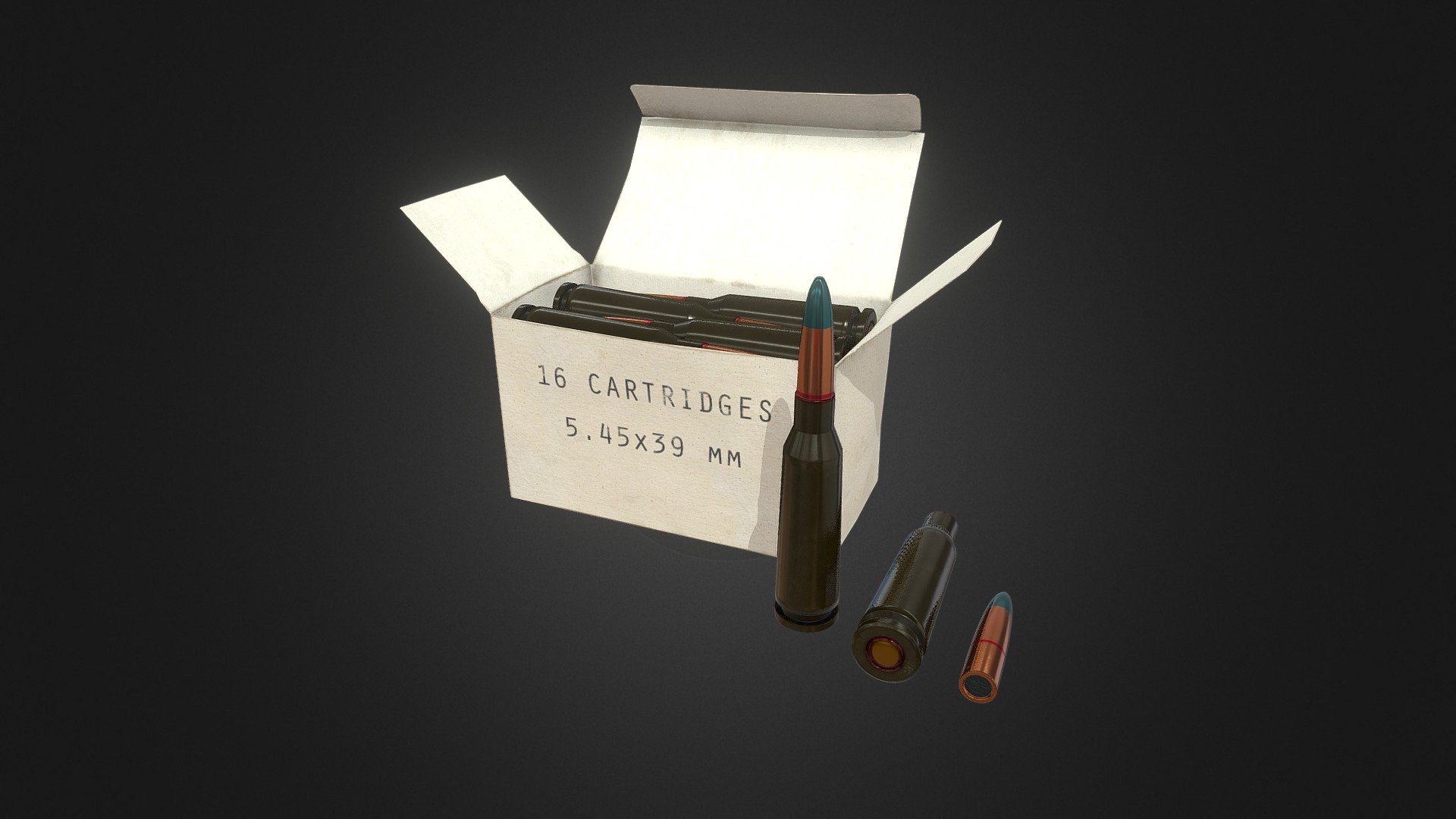 5.45x39 mm - 3D model by ChamFEAR [3926196] - Sketchfab