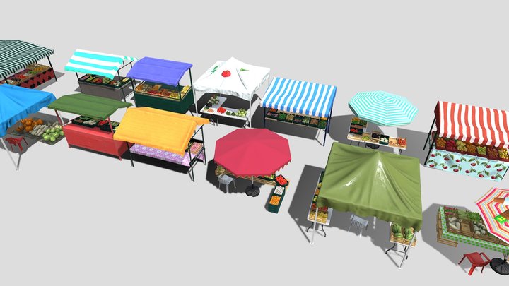 Stall 3D models - Sketchfab
