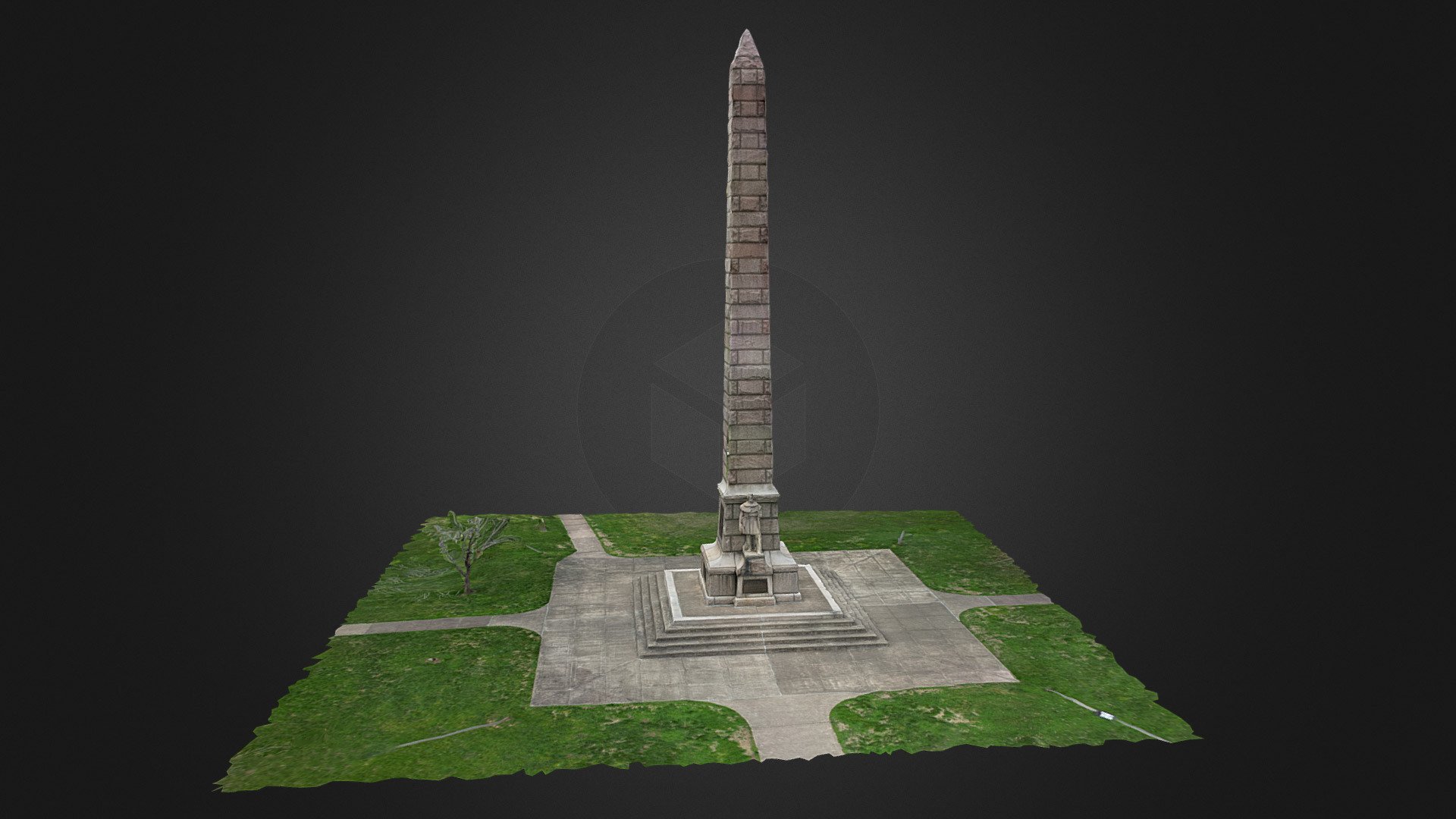 Battle of Point Pleasant Monument - 3D model by Haribon Aerial Services ...