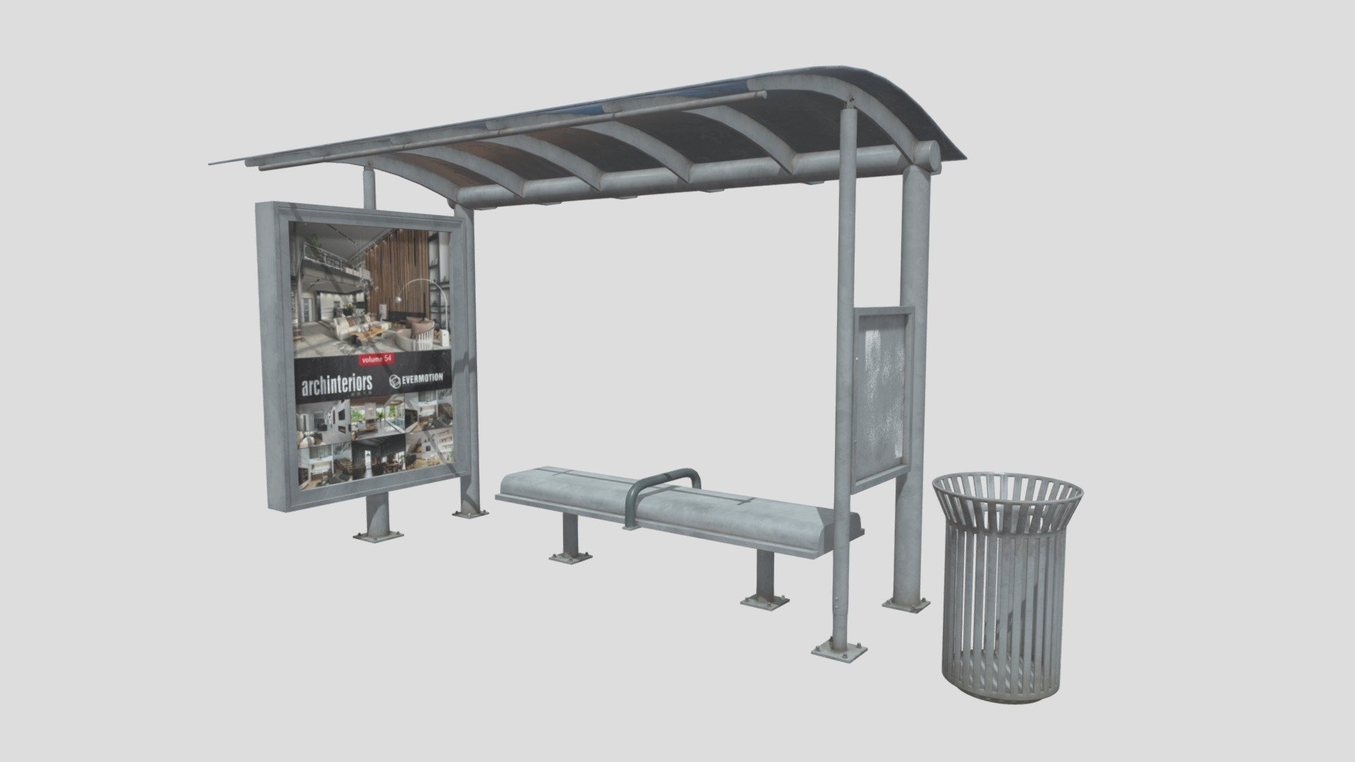 bus stop 83 AM24 - Buy Royalty Free 3D model by Evermotion [392a004 ...