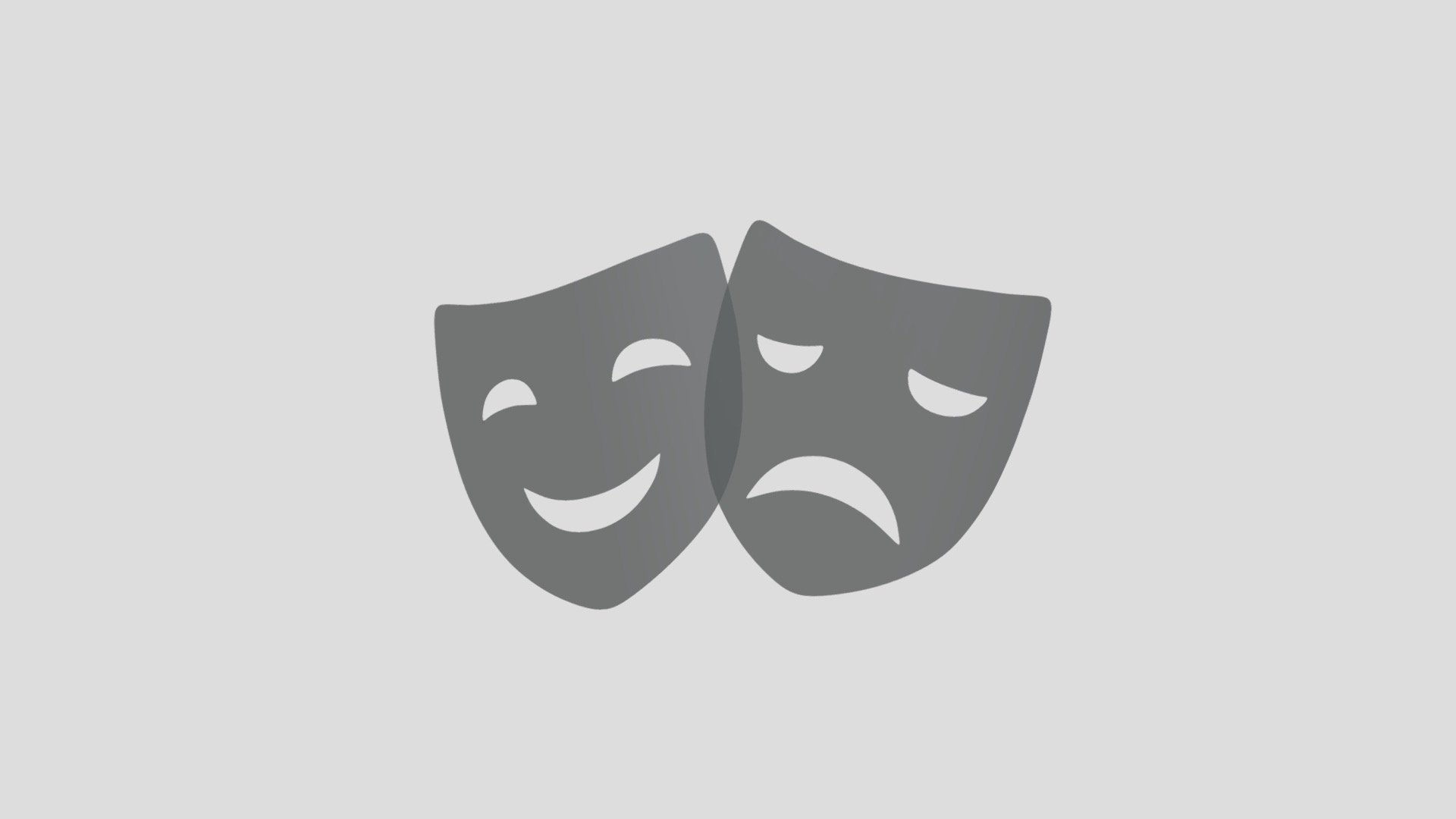 Comedy Mask - Buy Royalty Free 3D model by Ed+ (@EDplus) [392ae9d ...