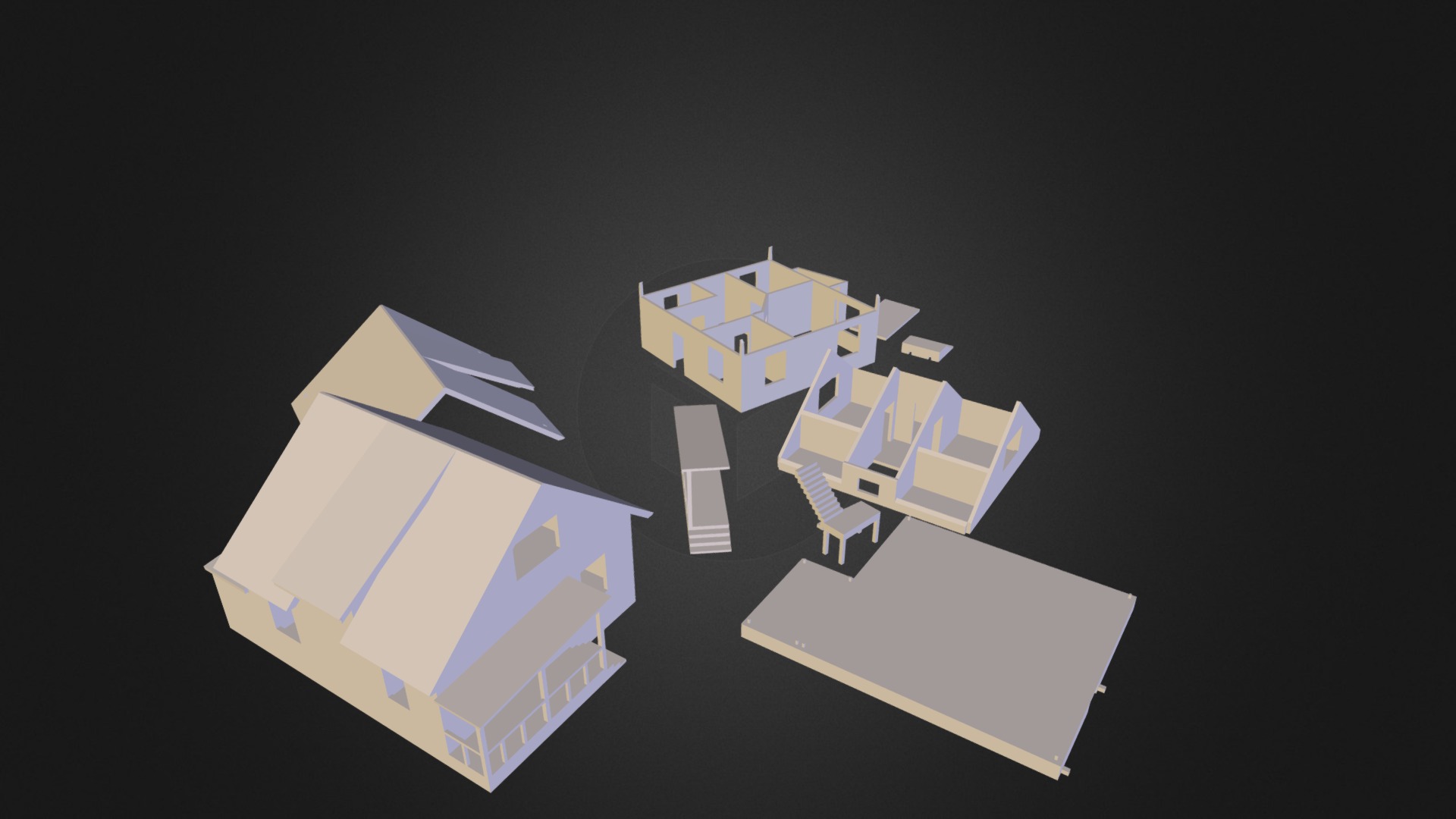 House for 3d print - 3D model by freerifleman [392b99c] - Sketchfab