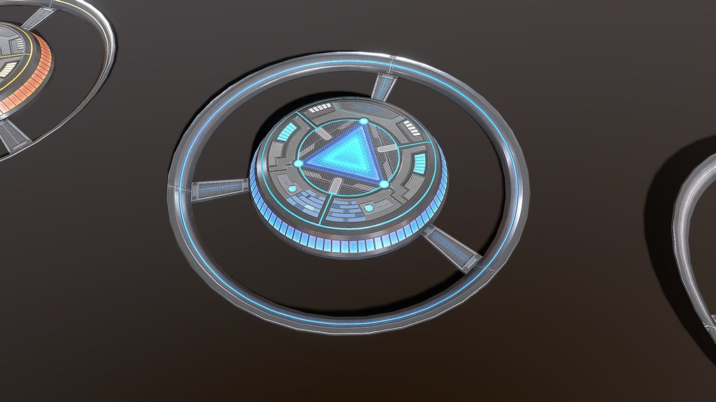 Sci-fi Floating Platforms - A 3D model collection by cundeger - Sketchfab