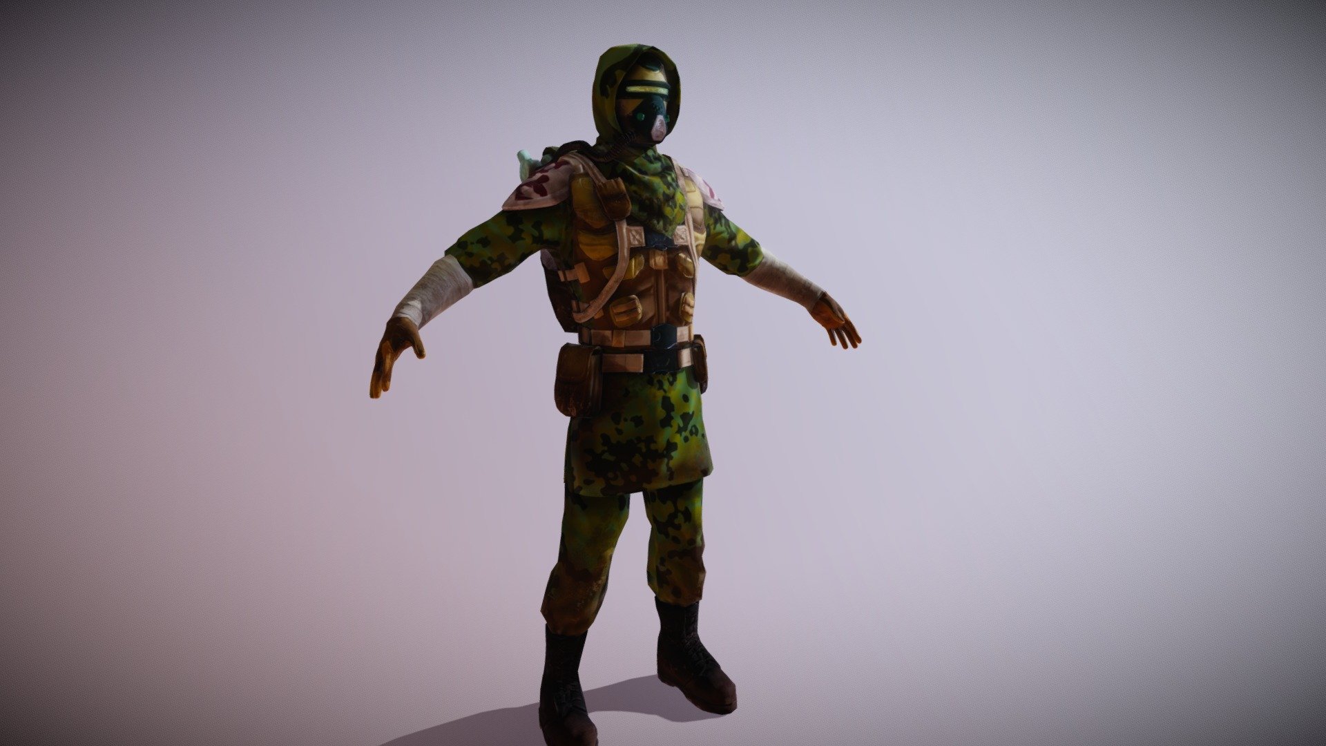 Biohazard Soldier - 3D model by slushbox [392ba55] - Sketchfab