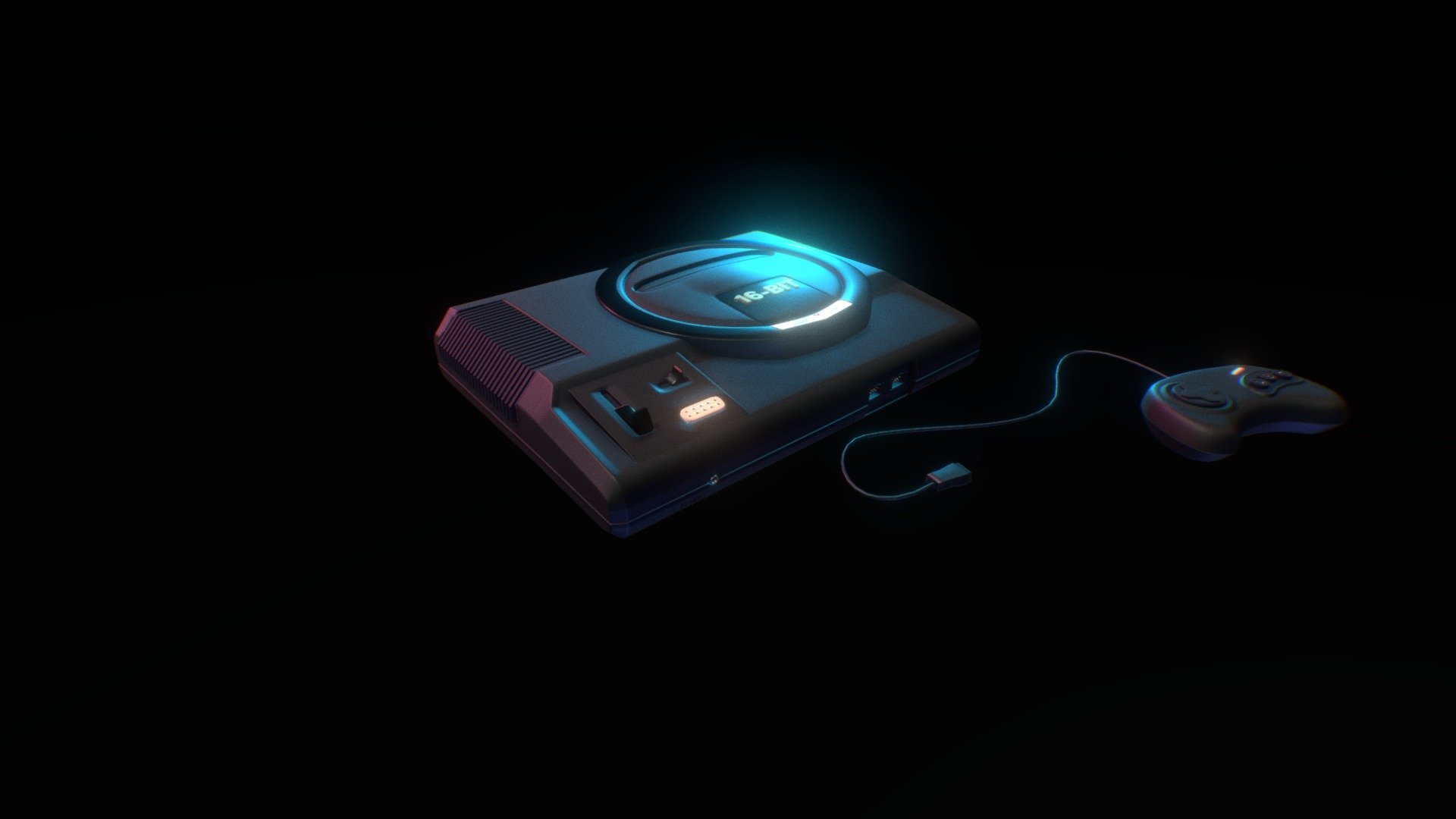 Retro Console - 3D model by zakulaport [392c395] - Sketchfab