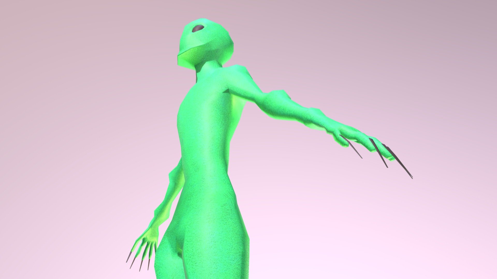 Alienpainted - 3D model by Kunal.A [392e629] - Sketchfab