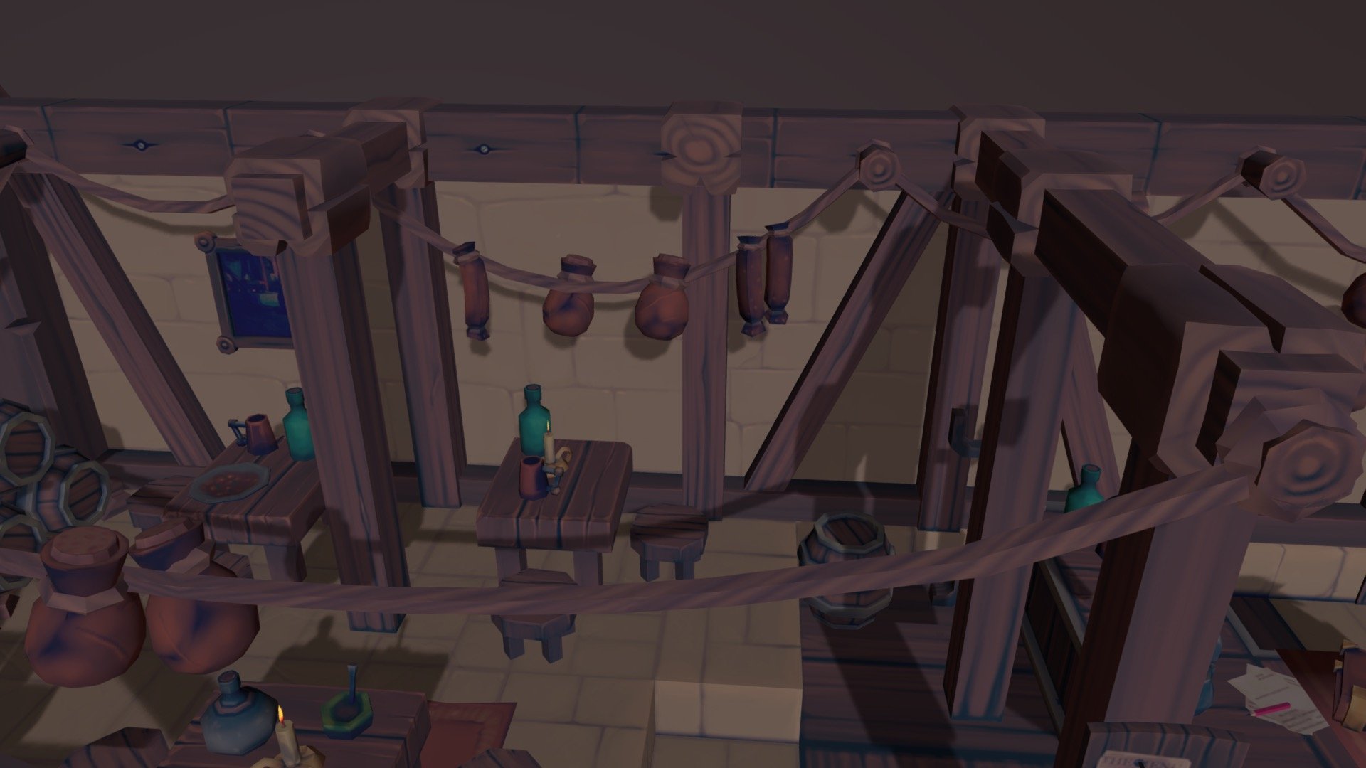 fantasy_game_inn - 3D model by Kkimora [392e9db] - Sketchfab