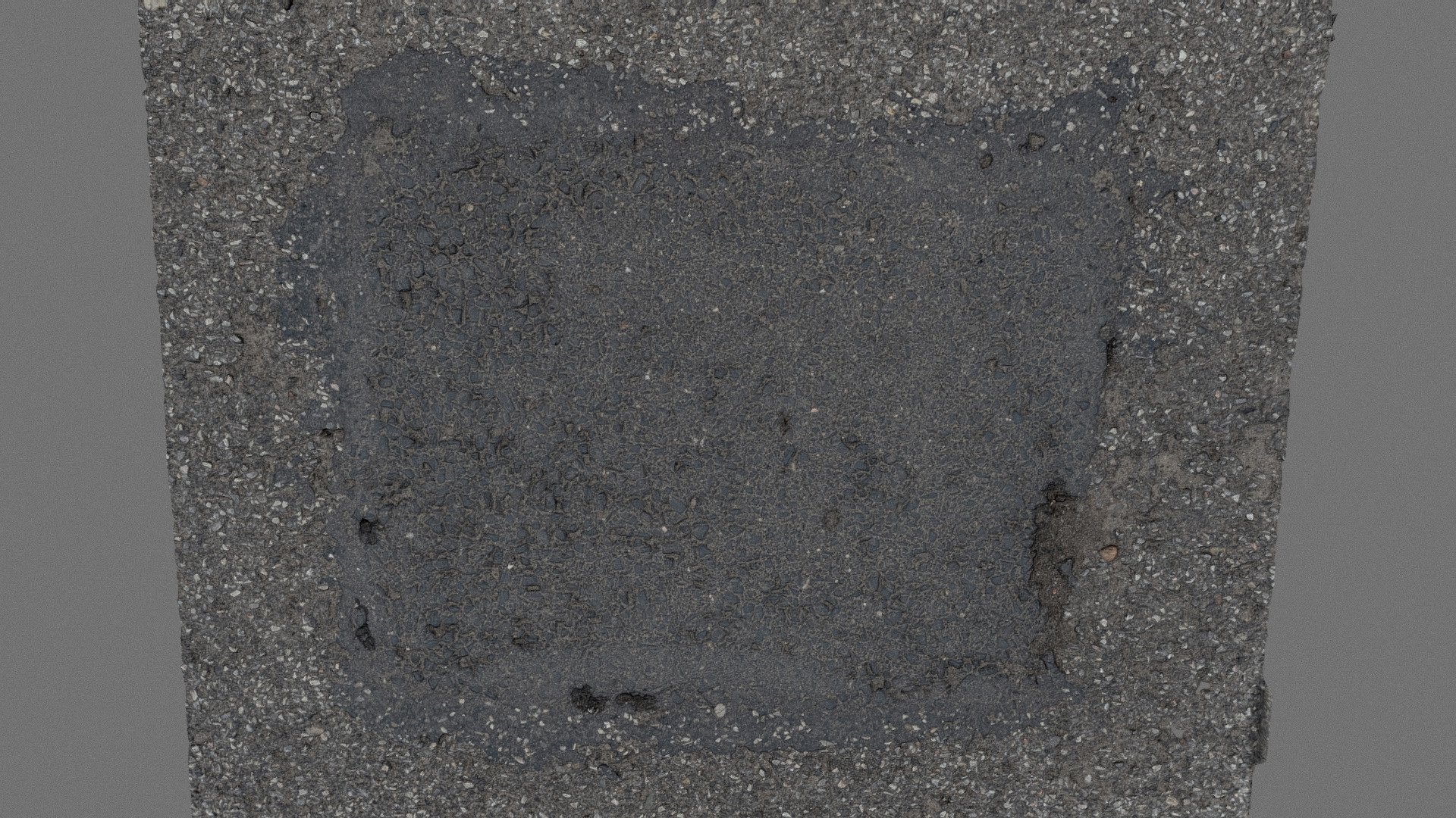 Patch in asfalt road - free - Download Free 3D model by matousekfoto ...