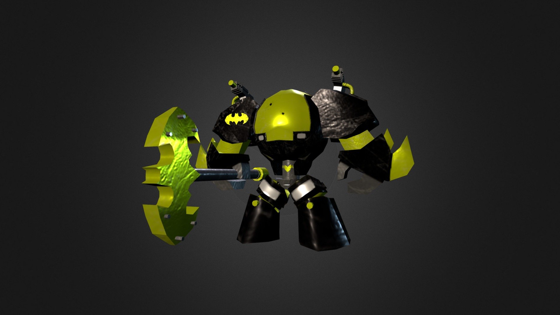 Bat Mech - 3D model by PlattIntroTo3d [3931807] - Sketchfab