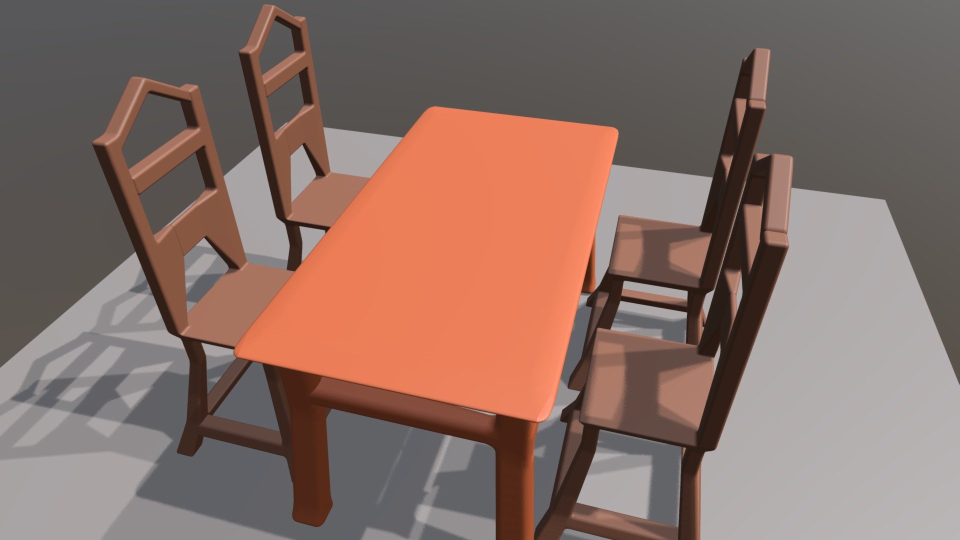 Chairs And Table - 3D model by akbar_mariuddin [39319df] - Sketchfab