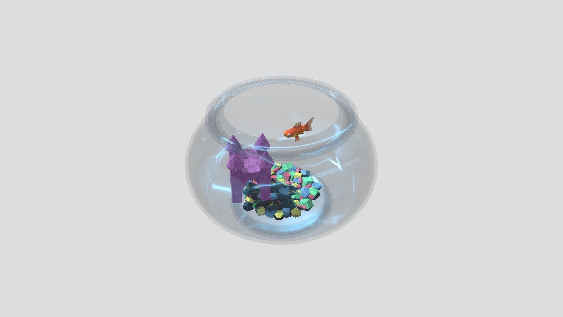 Fish_&_Bowl_4 - Download Free 3D model by Nicholas_Dorland [3932d98 ...