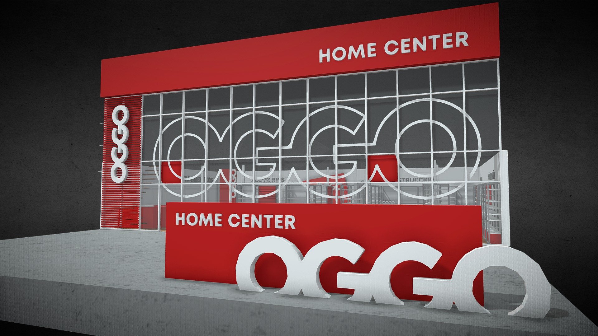 oggo salon - Download Free 3D model by ArteURBANO [3933467] - Sketchfab