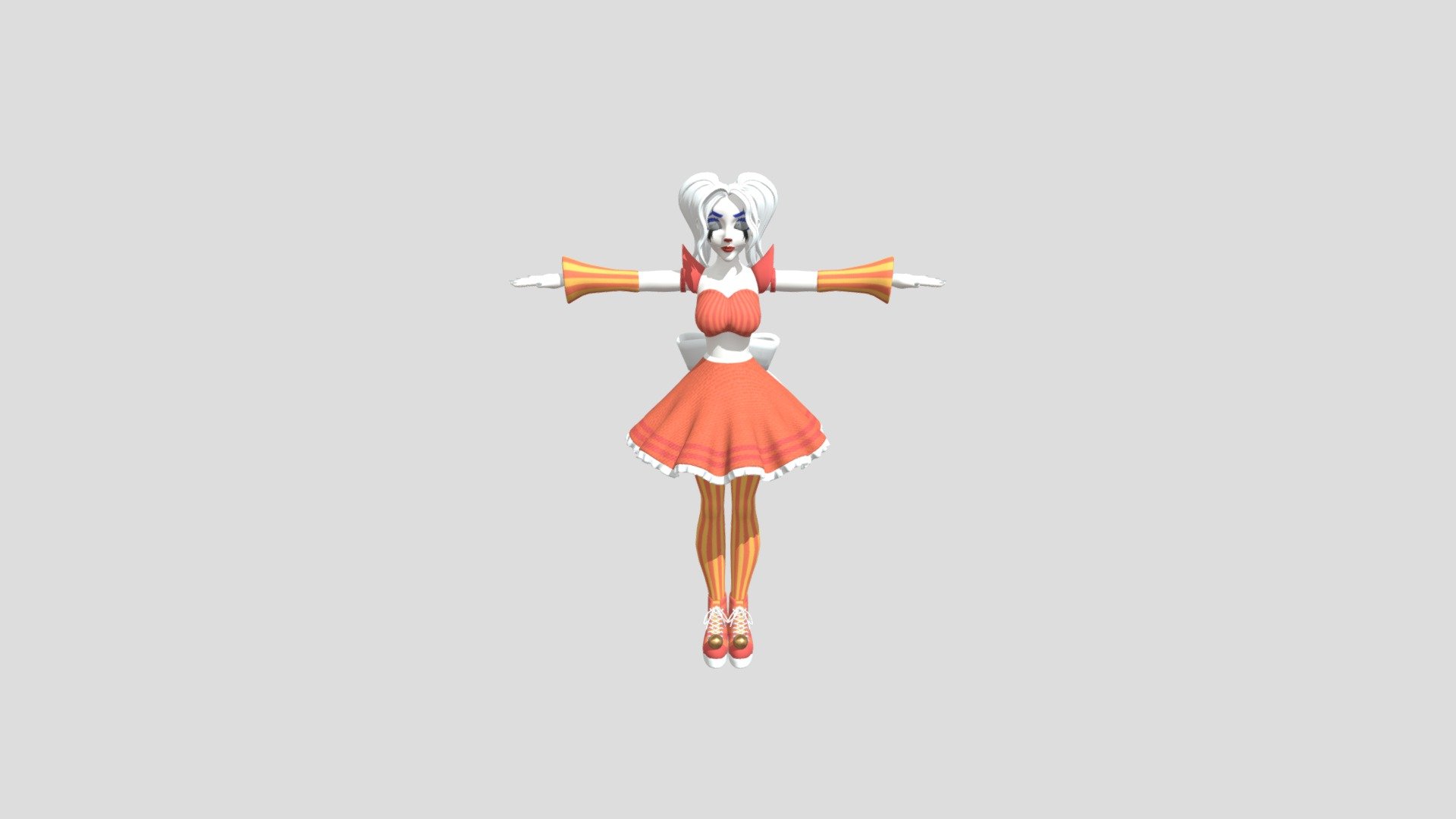 Stylized Circus Baby Release - Download Free 3D model by El Zombi Crack ...