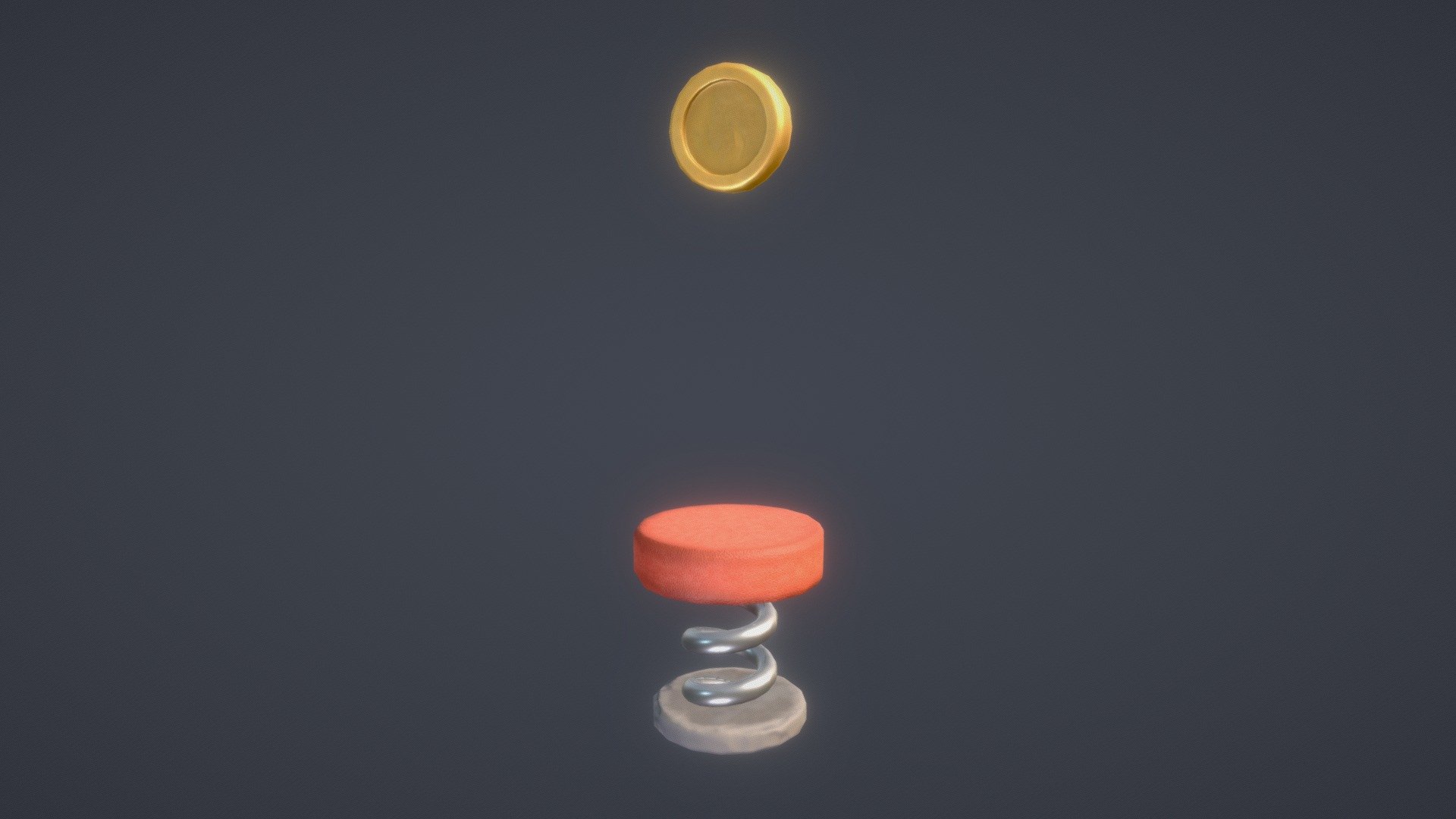 Animated Pick Up Coin & Jumping Spring Platform - 3D model by Ashberry ...