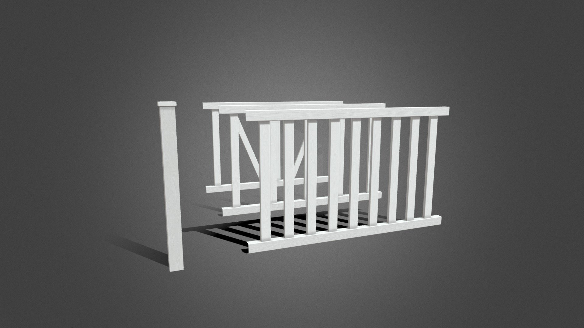 Fence Pack 1 - 3D model by Vakonitas [393531c] - Sketchfab