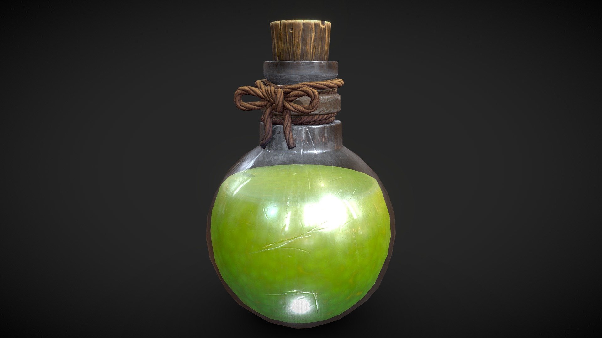 Potion Bottle - Download Free 3D model by MauriceBaxter [3935494 ...