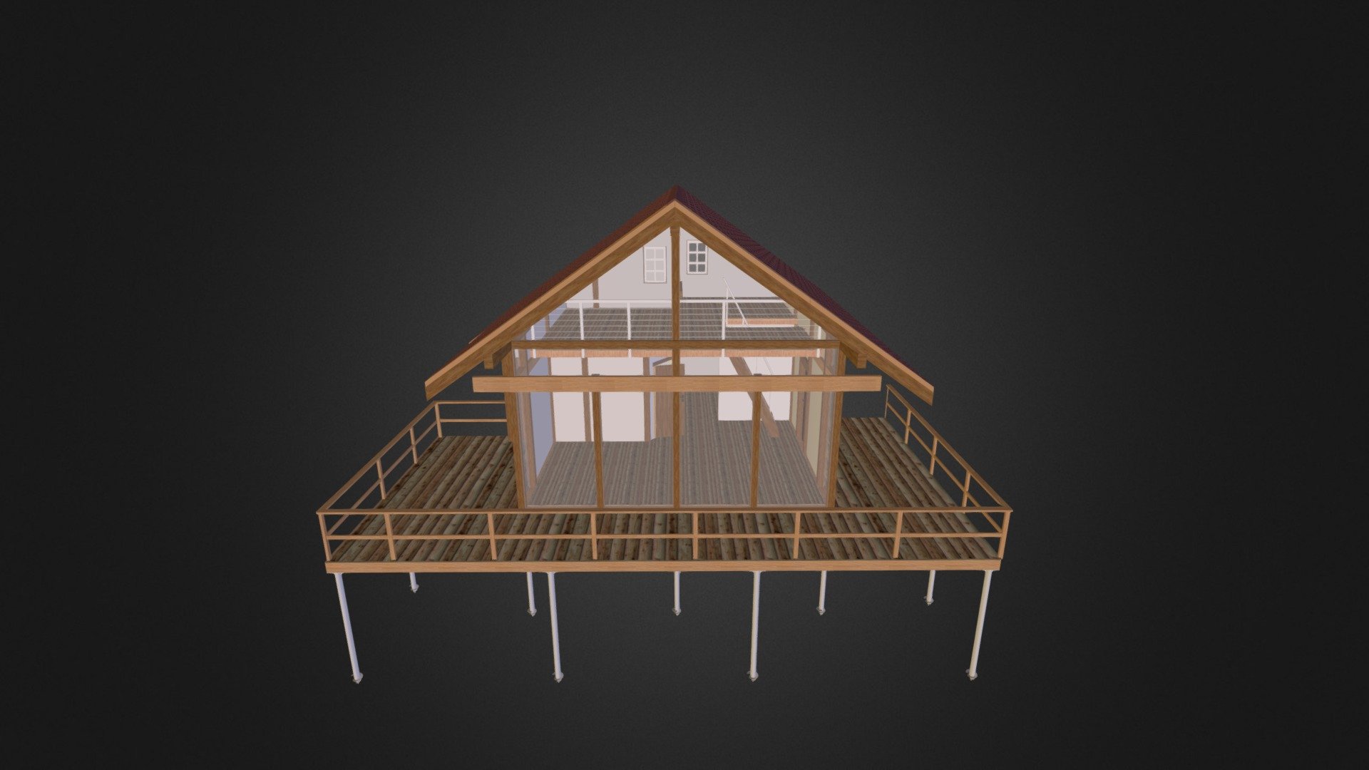 cottage (3) - 3D model by ArtDubovik [3935bf6] - Sketchfab