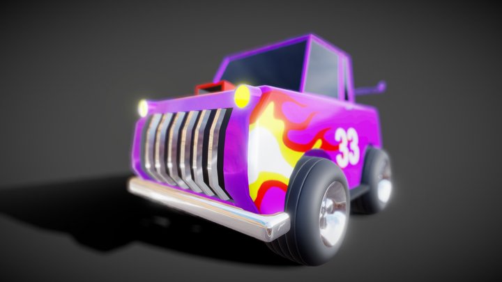 Cartoon-car 3D models - Sketchfab