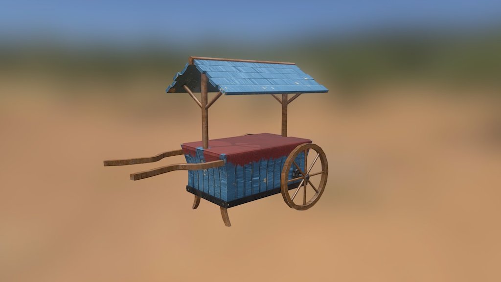 Food Stand V1 - 3D model by yjsduwltjs [393870c] - Sketchfab