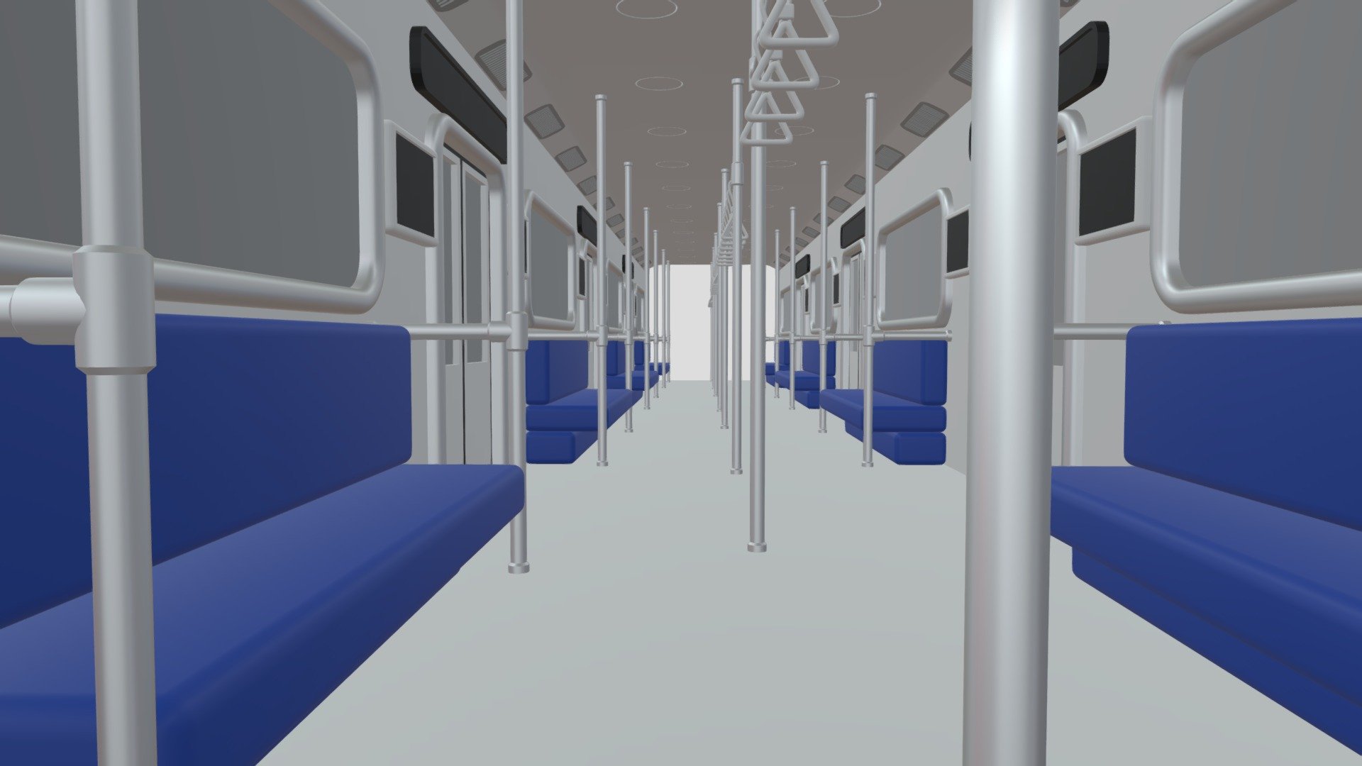 Cartoon Sci- Fi Subway Interior - Buy Royalty Free 3D model by Philip ...