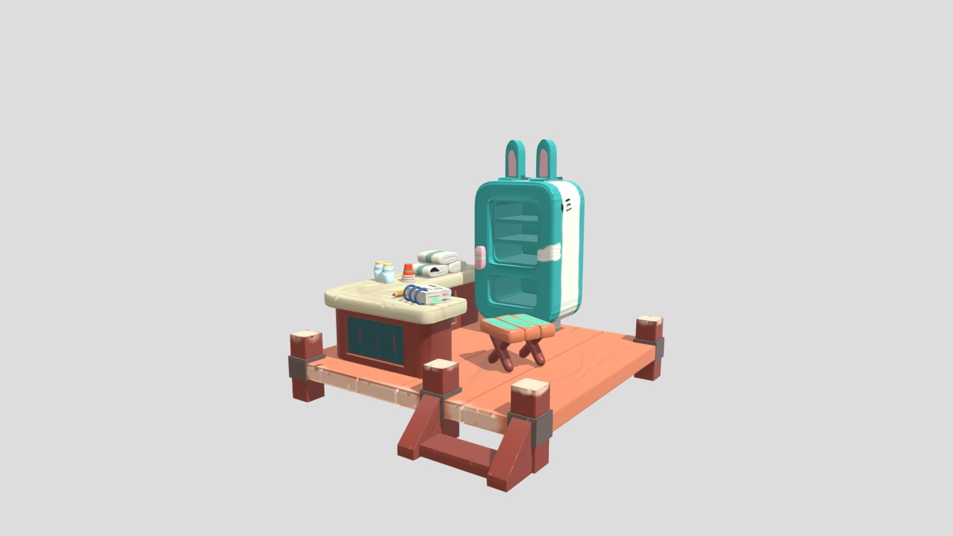 Diorama Low Poly - 3D model by nixon_correa (@nixoncorrea) [393c0e3 ...