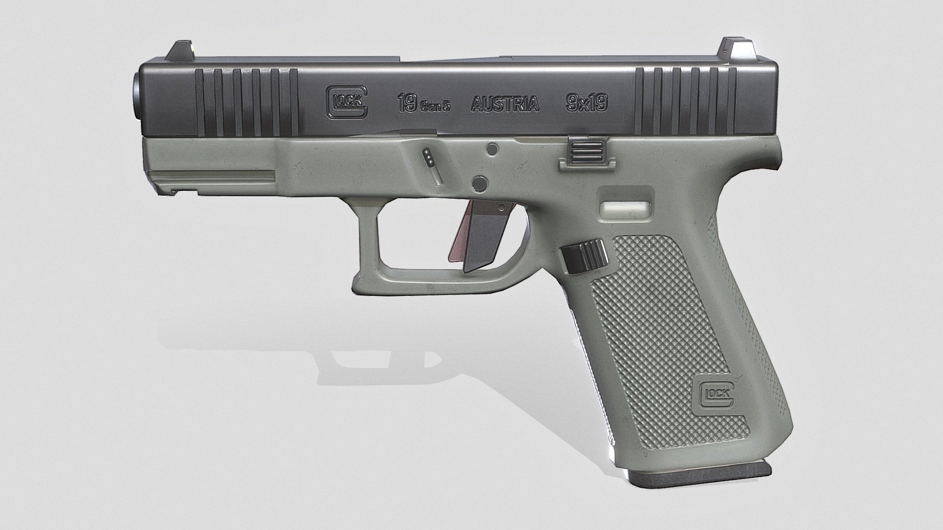Pistol - Download Free 3D model by h1ggs [393c280] - Sketchfab