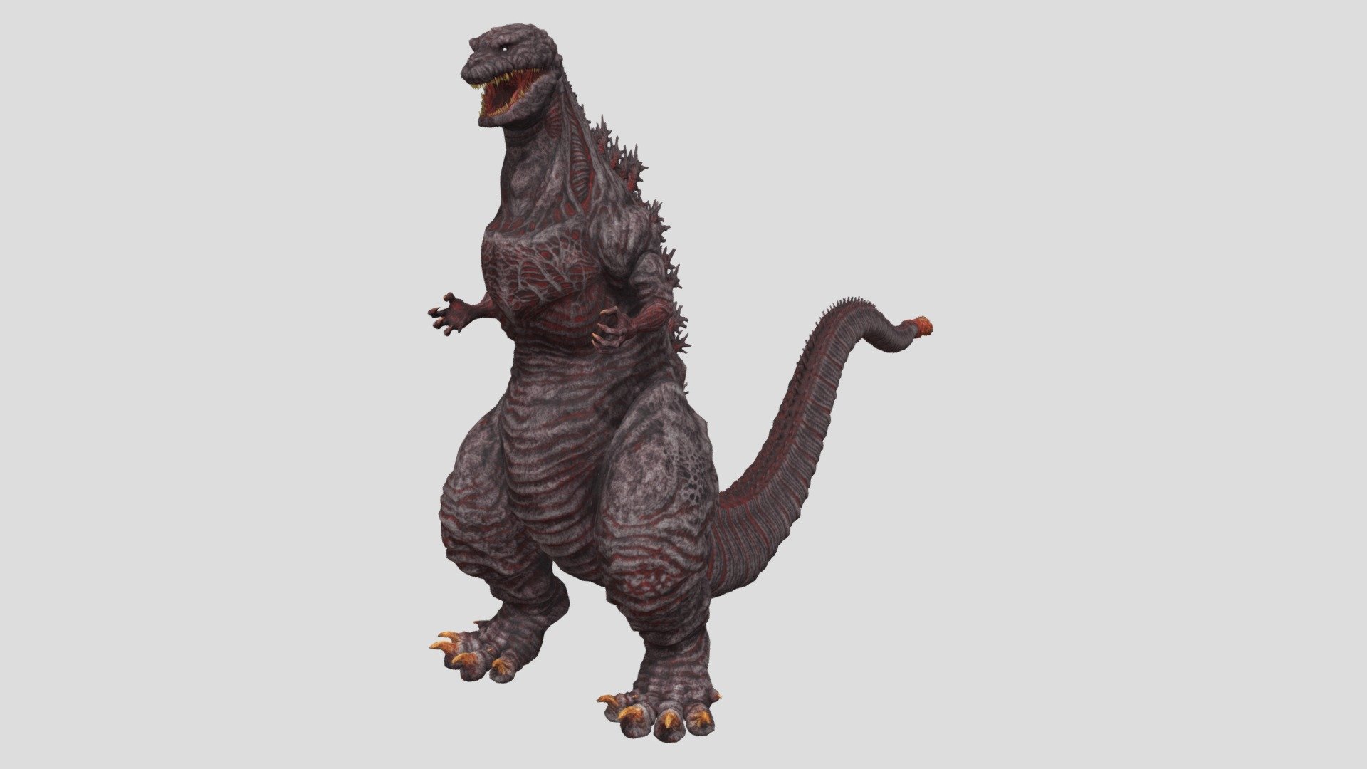 Shin Godzilla - Download Free 3D model by Love me pls (@LoveMeToo ...