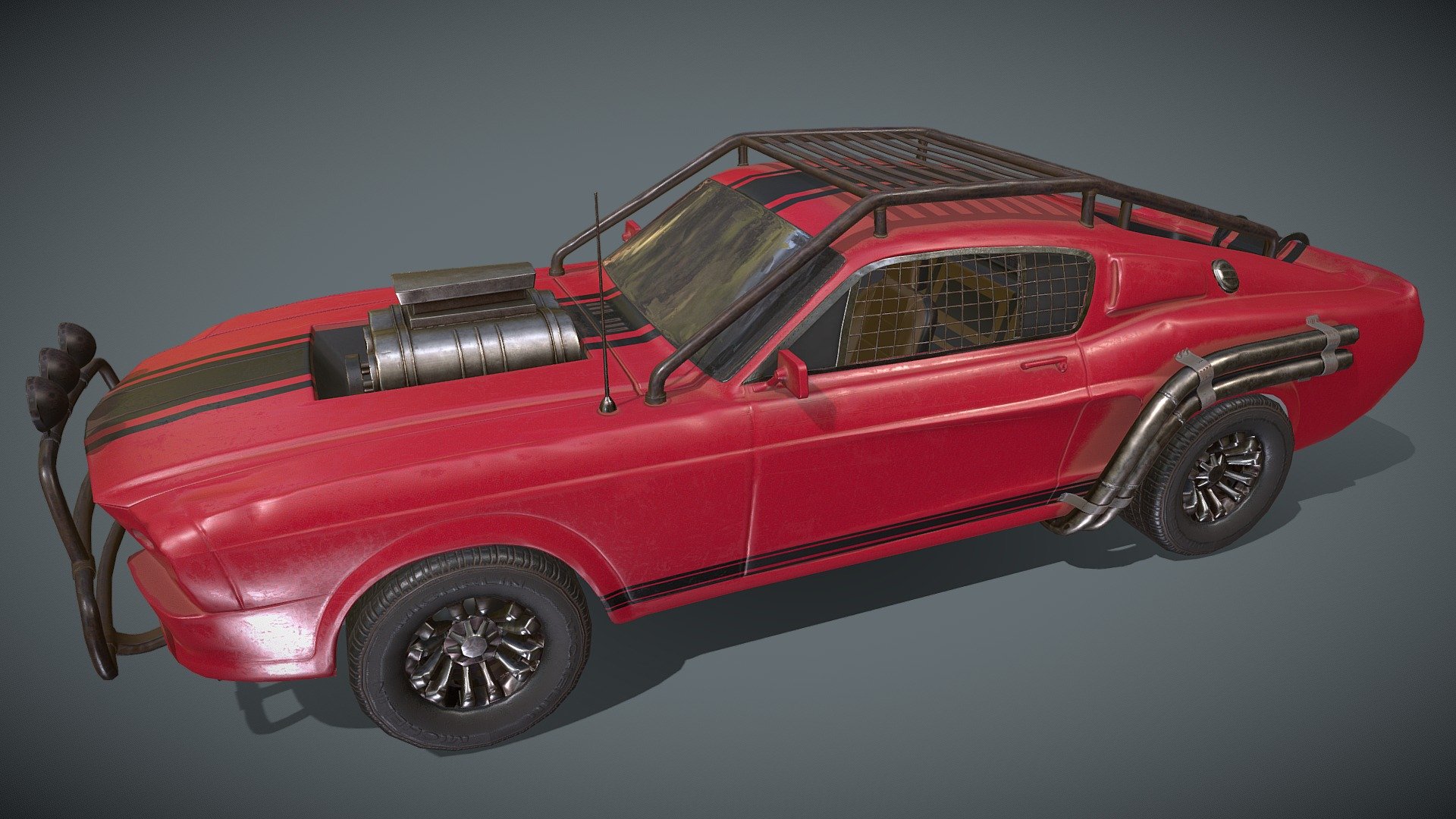 Mustang - Buy Royalty Free 3D model by Sumeet Arora (@ls.rightbrain ...