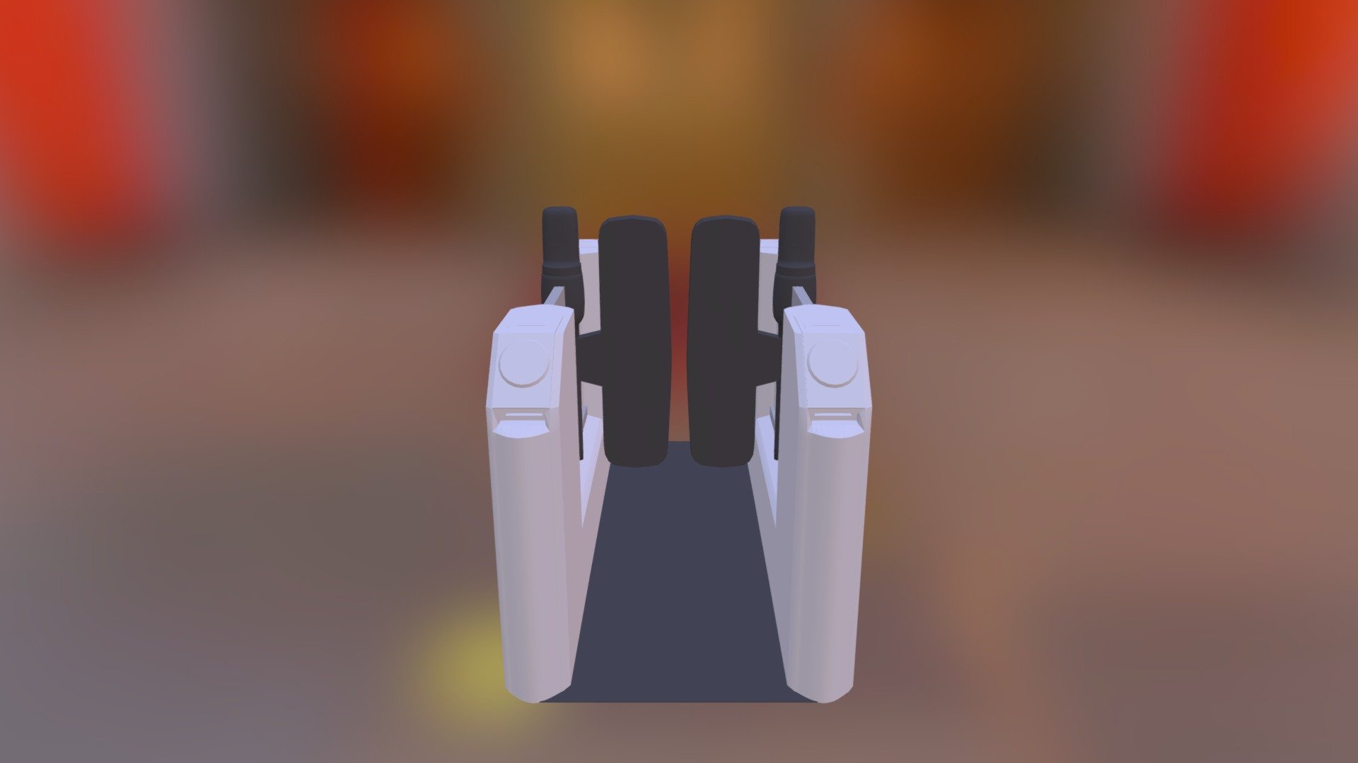 Underground Ticket Barrier - 3D model by Anthony Swindells (@ahvargen ...